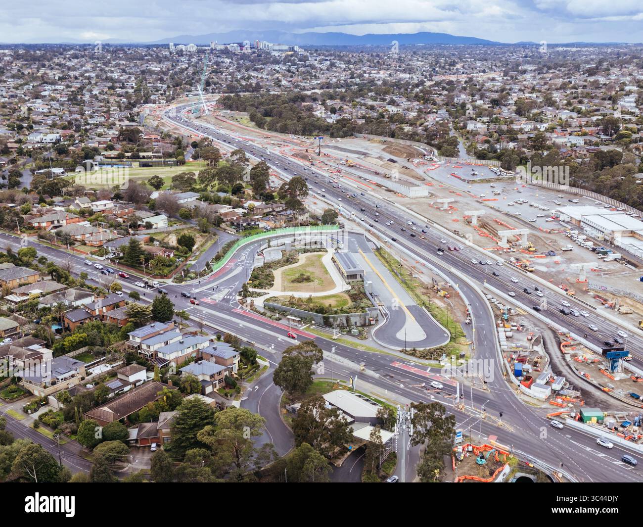North East Link Under Construction in Melbourne Australia Stock Photo ...