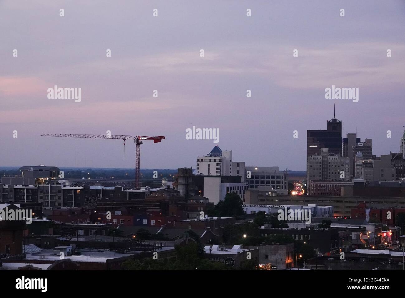 May 22, 2021, Memphis, Tennessee, USA: A view of the skyline in Memphis ...