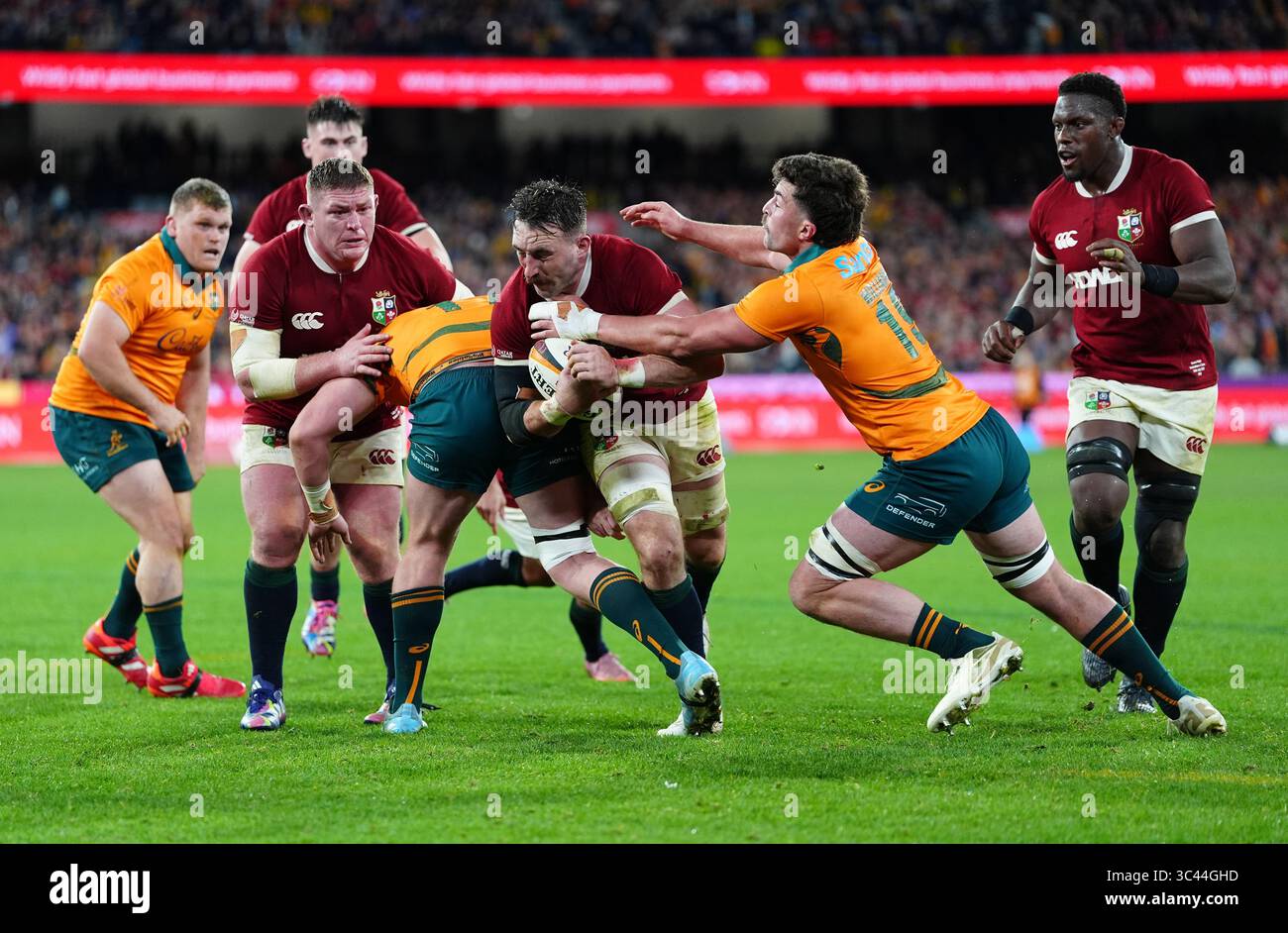 British and Irish Lions' Jack Conan during the Qatar Airways Lions Tour ...