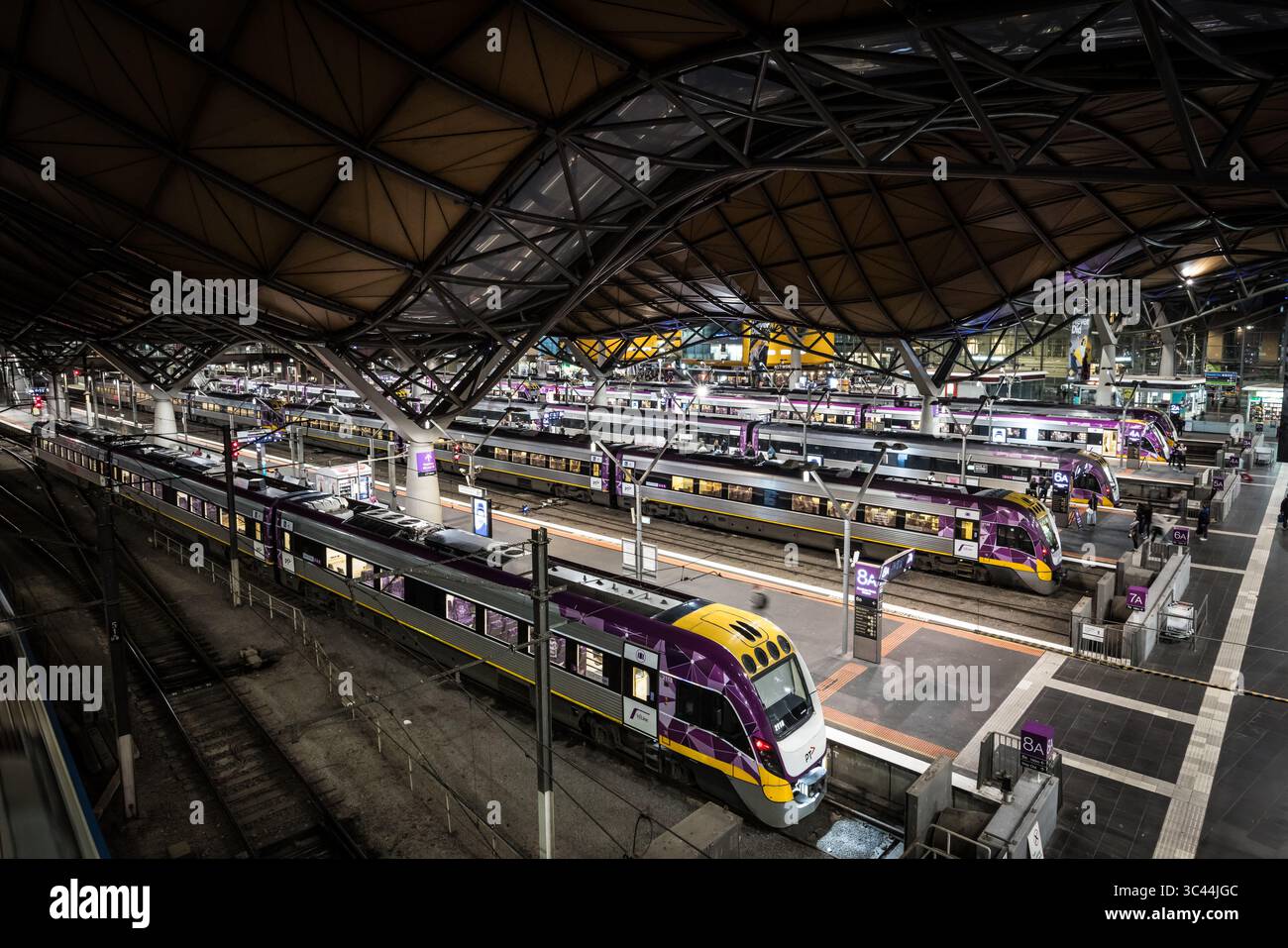 Southern Cross Station Views in Melbourne Australia Stock Photo - Alamy