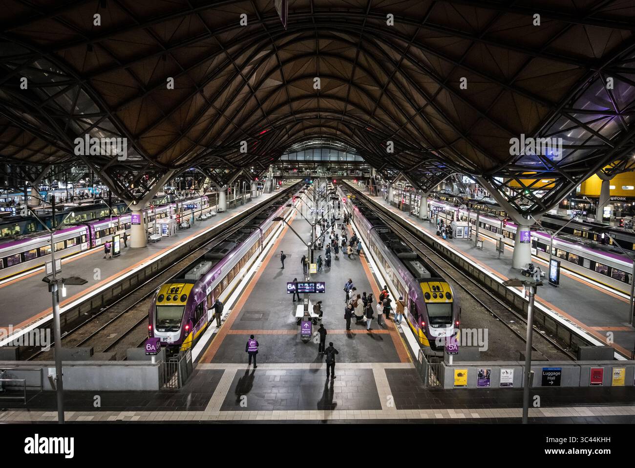 Southern Cross Station Views in Melbourne Australia Stock Photo - Alamy