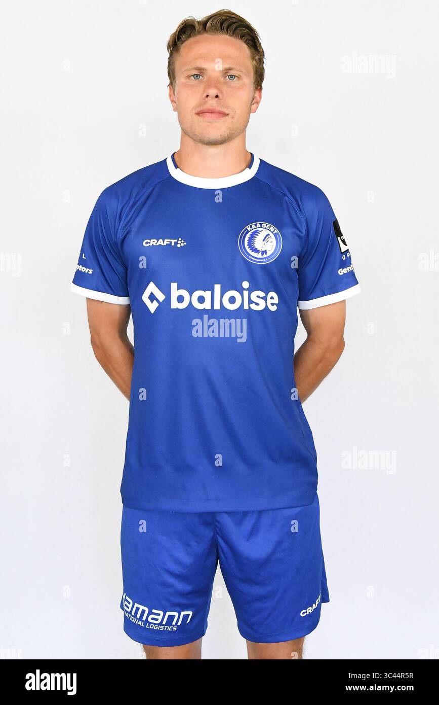Gent's Matisse Samoise poses for a portrait picture at the 2025-2026 ...