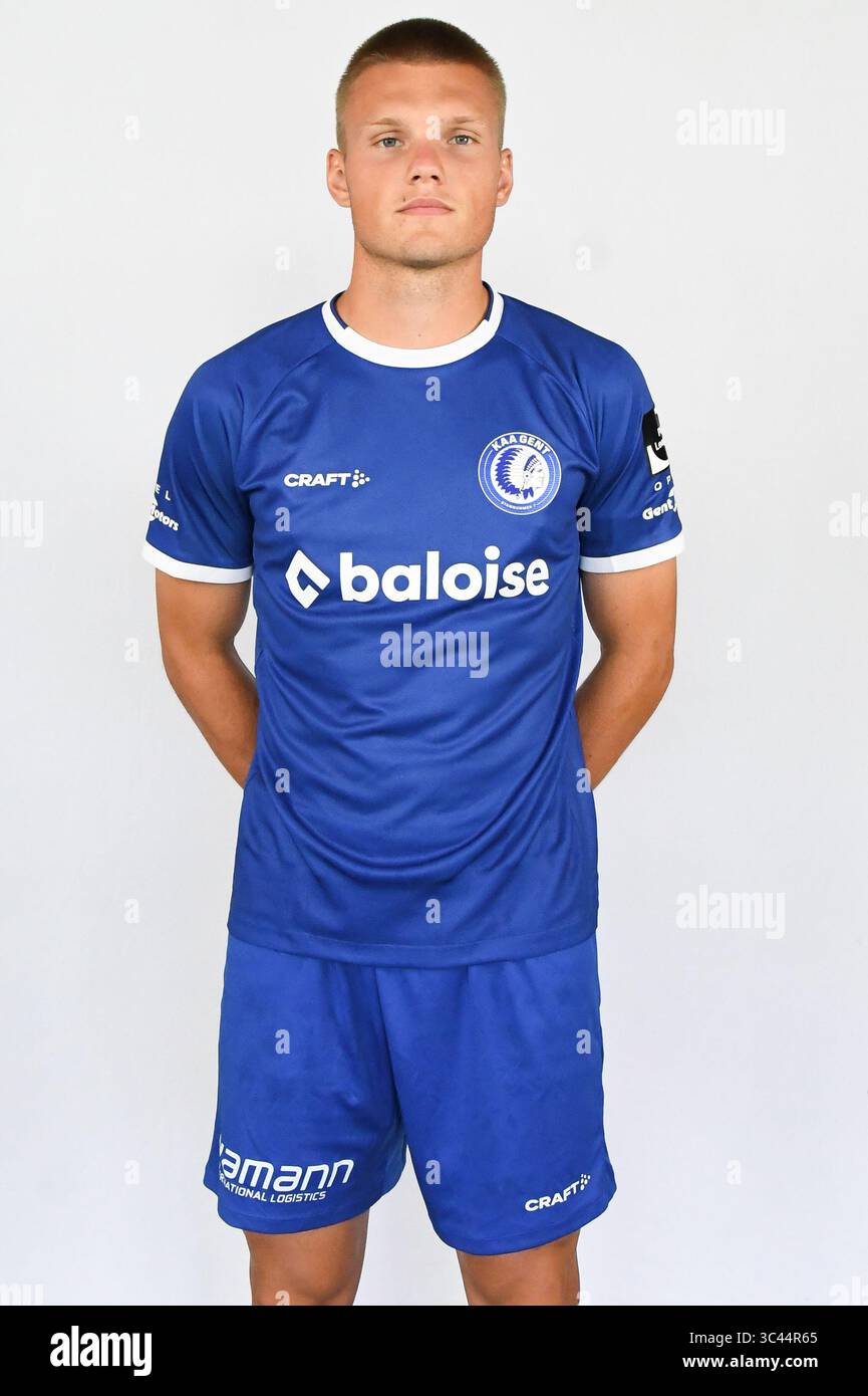 Gent's Bram Lagae poses for a portrait picture at the 2025-2026 season ...