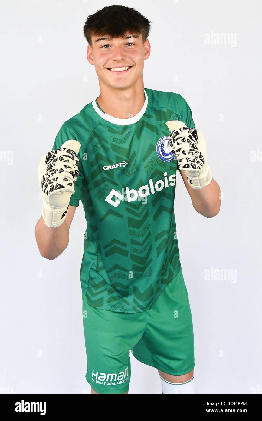 Gent, Belgium. 23rd July, 2025. Bas Evers poses for a portrait picture ...