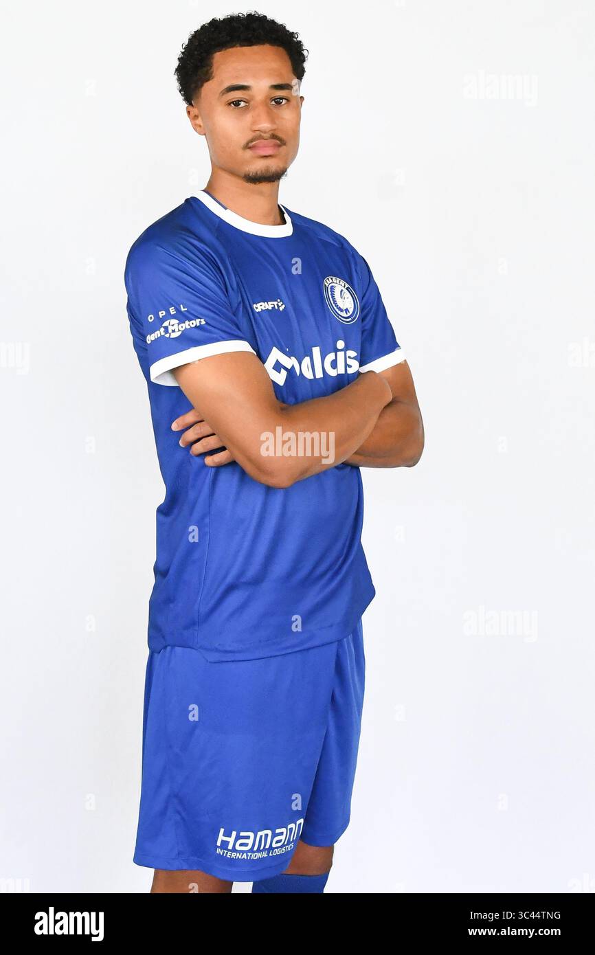 Gent's Aime Omgba poses for a portrait picture at the 2025-2026 season ...