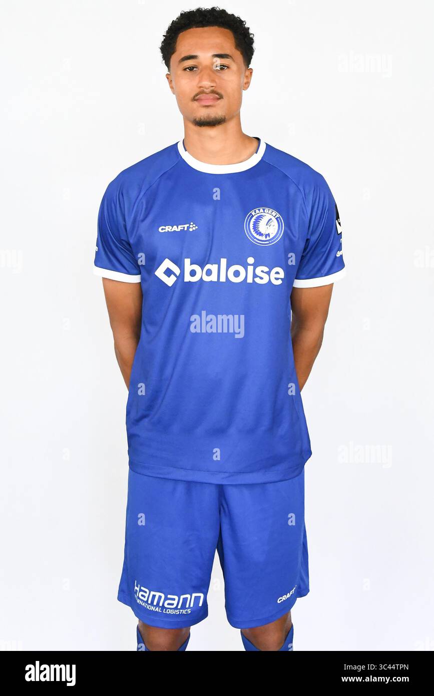 Gent's Aime Omgba poses for a portrait picture at the 2025-2026 season ...