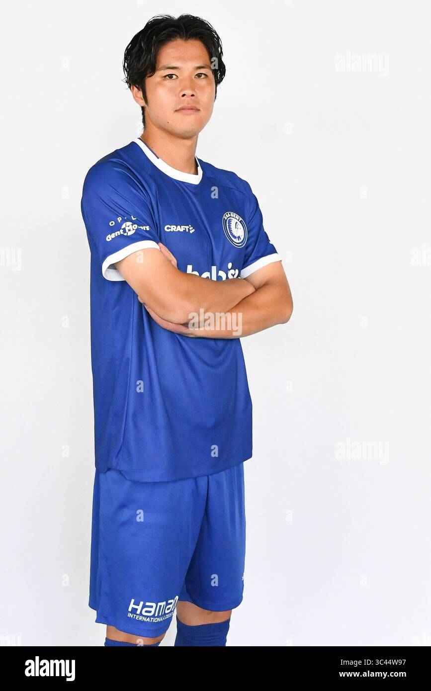 Gent, Belgium. 23rd July, 2025. Gent's Atsuki Ito poses for a portrait picture at the 2025-2026 ...