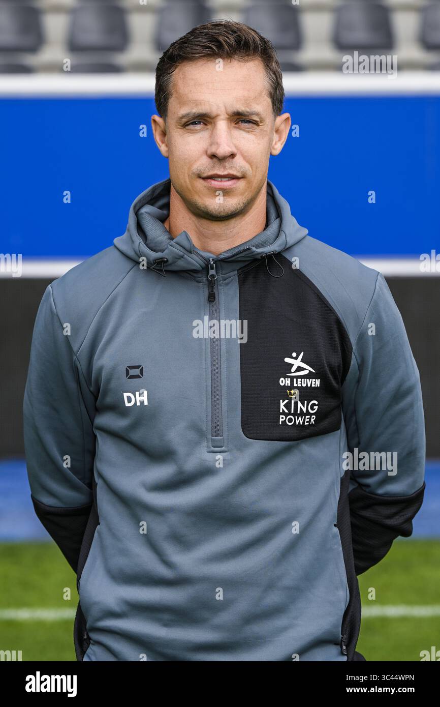 OHL's head coach David Hubert poses for a portrait picture at the 2025-2026 season photoshoot of ...