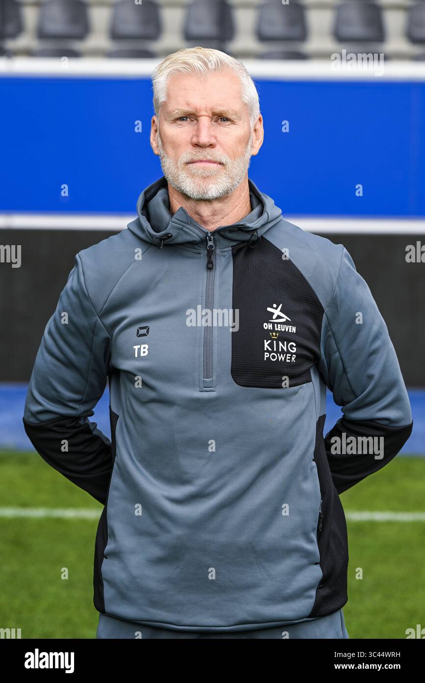 OHL's assistant coach Tibor Balog poses for a portrait picture at the 2025-2026 season ...