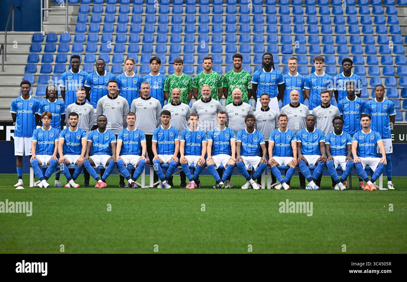 Above: Ibrahima Bangoura, Mujaid Sadick, Matte Smets, Hyon-Gyu Oh ...