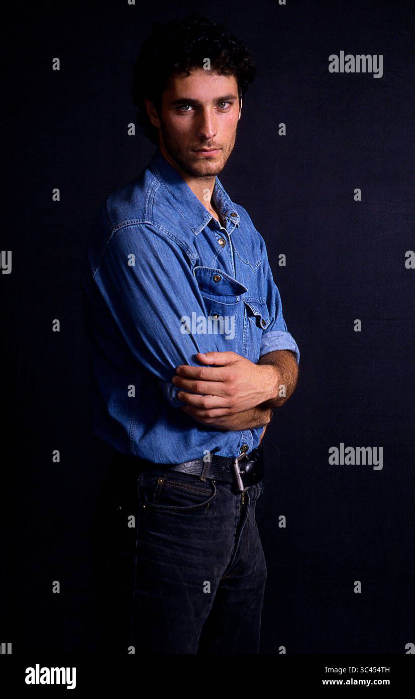 Italian actor Raoul Bova poses for a photo shoot. Rome (Italy), January ...