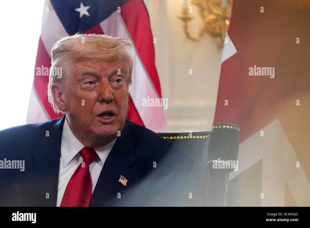 President Donald Trump meets with Britain's Prime Minister Keir Starmer ...