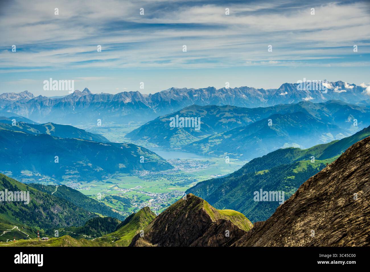 Summer tourism Kaprun, Austria, Salzberg land,Kitzsteinhorn Glacier and ...