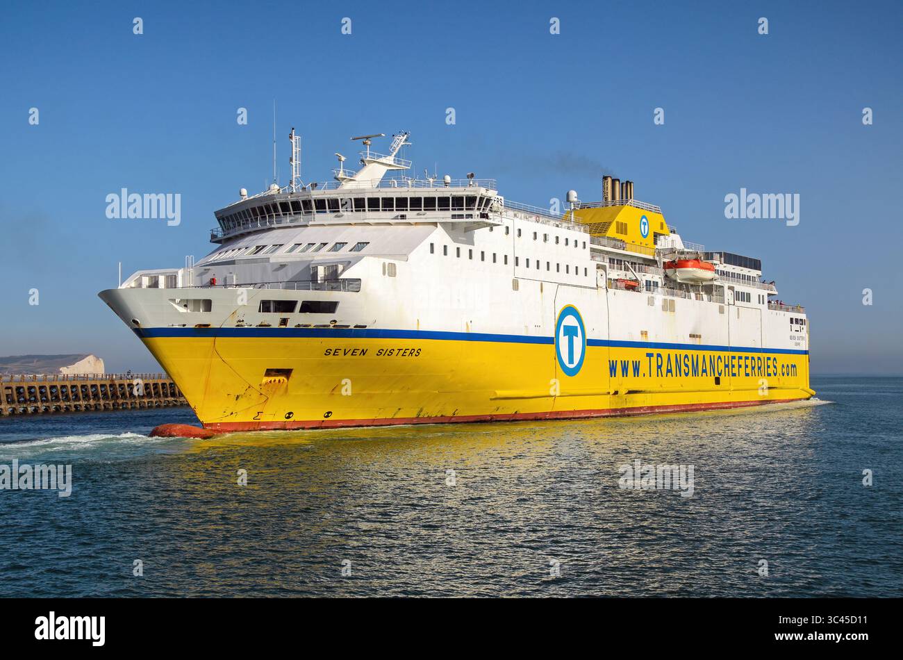 Seven Sisters, a cross-Channel ferry operated by Transmanche Ferries ...