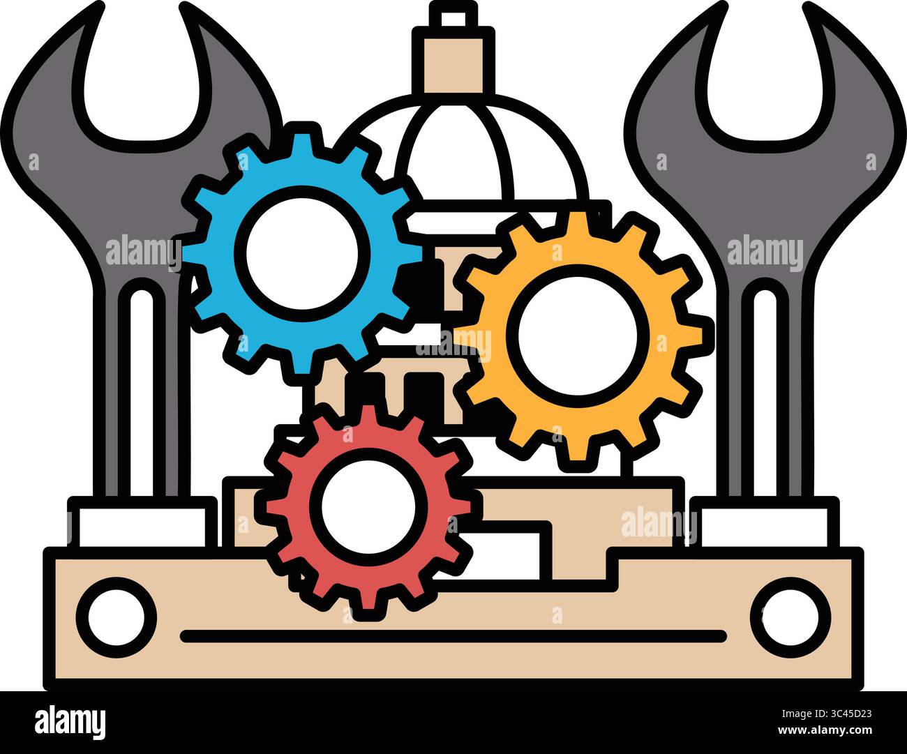 Blue drawing building large hi-res stock photography and images - Alamy