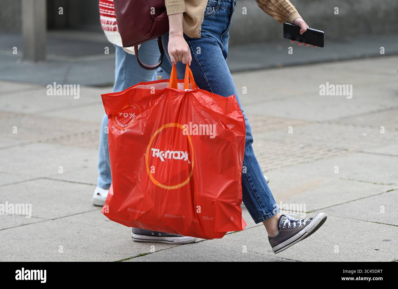 Tk maxx shopping bag hi-res stock photography and images - Alamy
