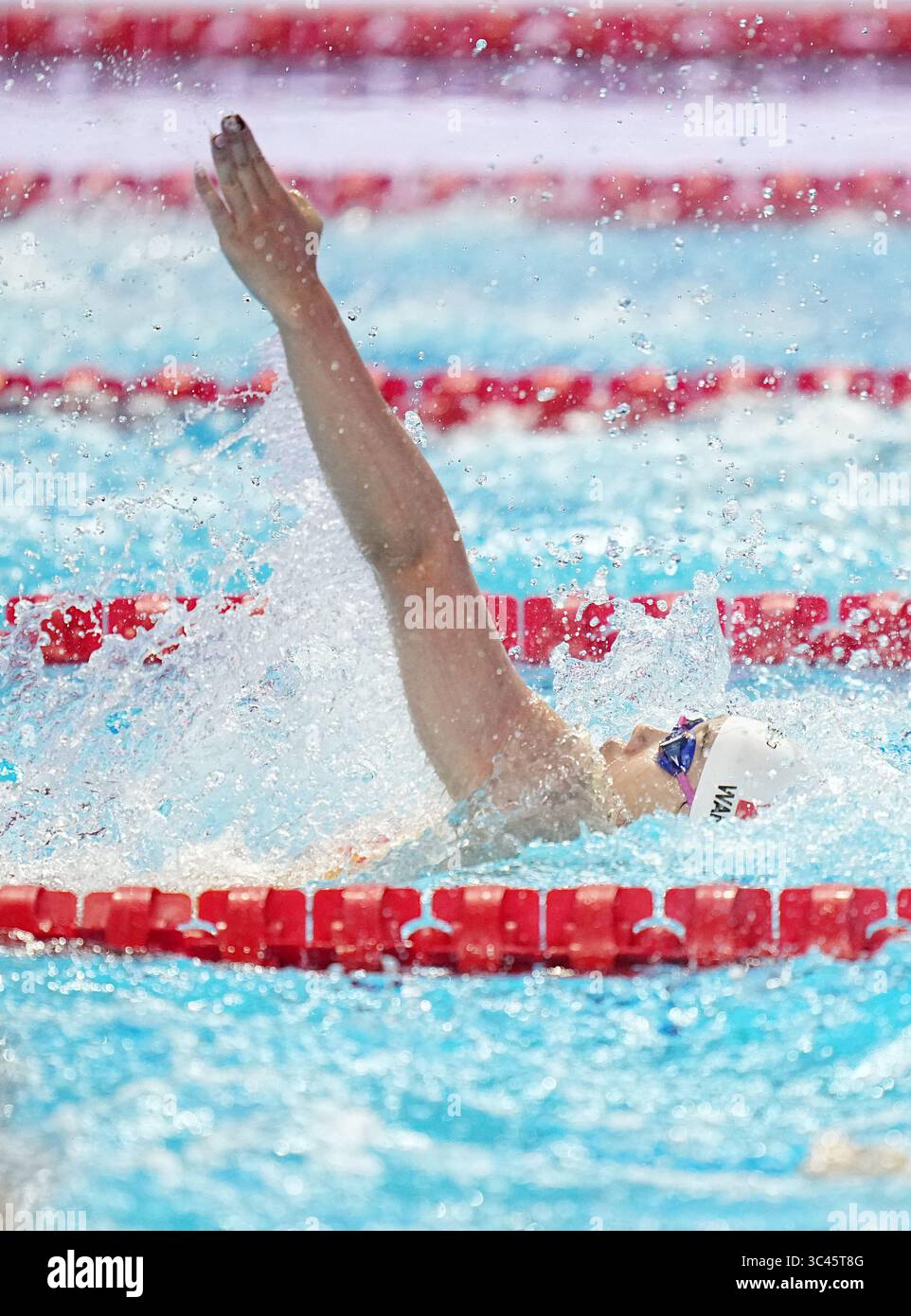 Singapore. 28th July, 2025. Wan Letian of China competes during the ...
