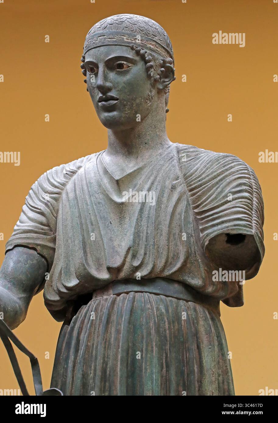The Charioteer, Archaeological Museum of Delphi, Delphi, Greece, Europe ...
