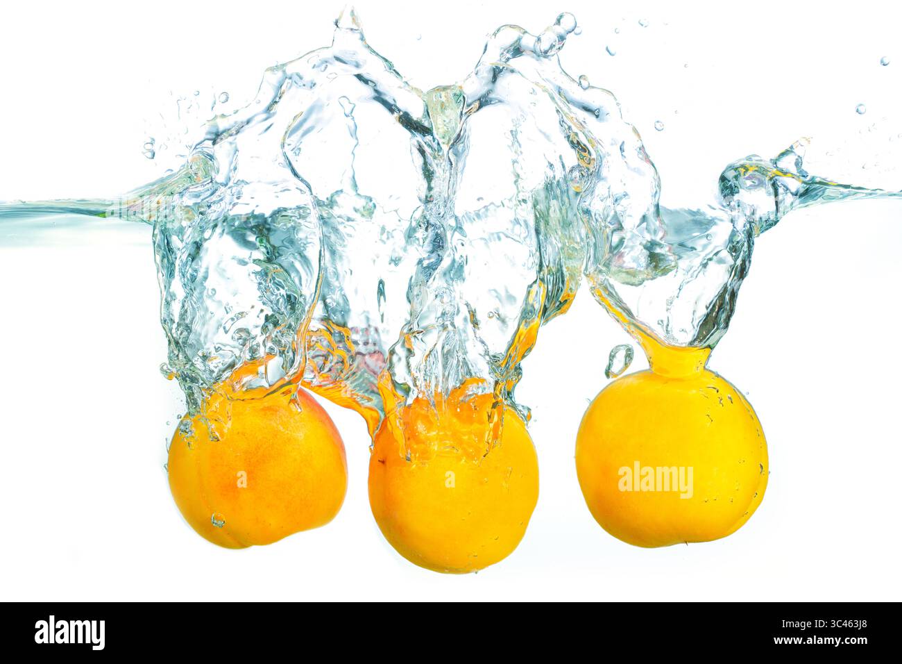 Dynamic backdrop of yellow splashes hi-res stock photography and images ...