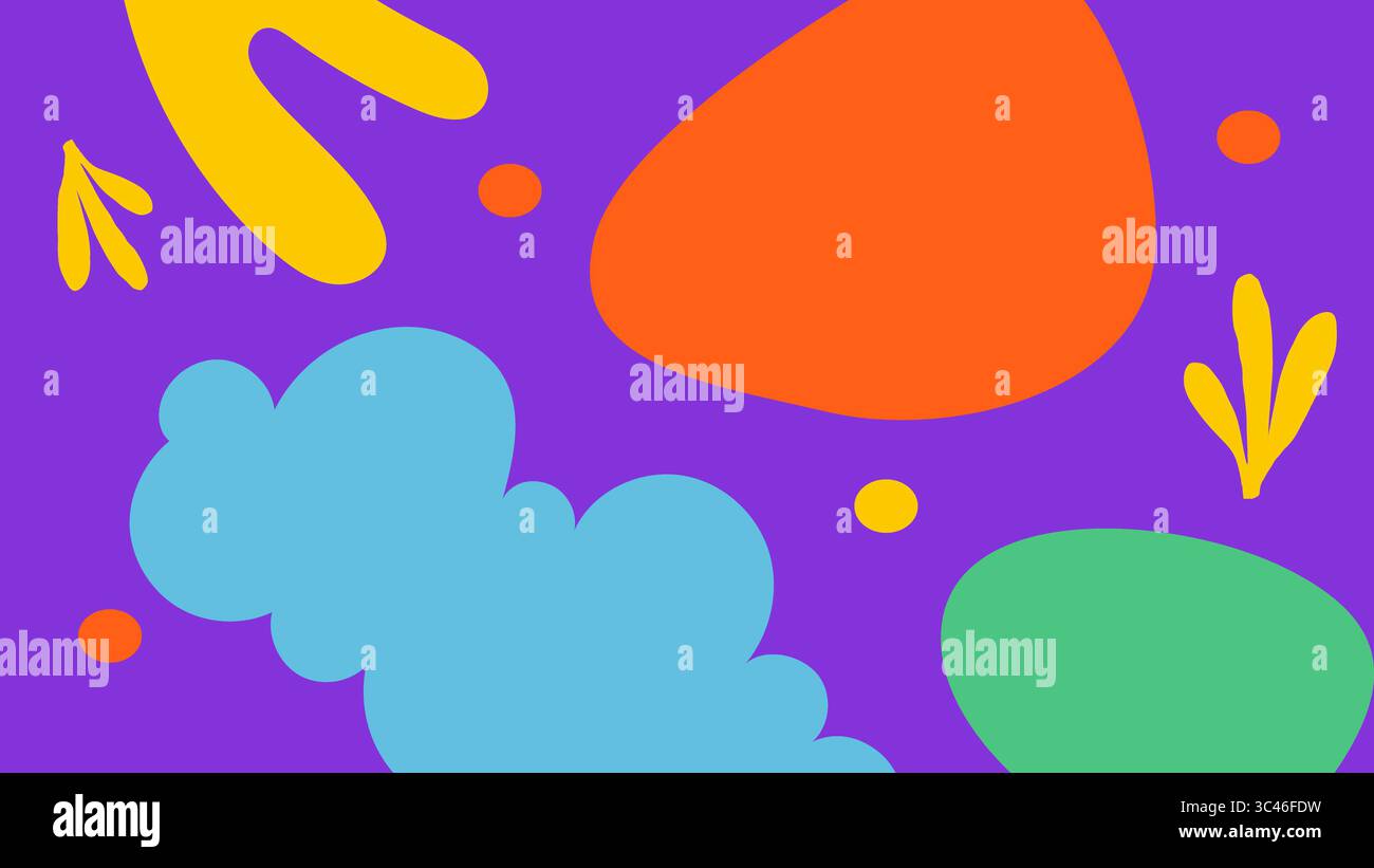 Abstract Color Blob Art Stock Photo - Alamy