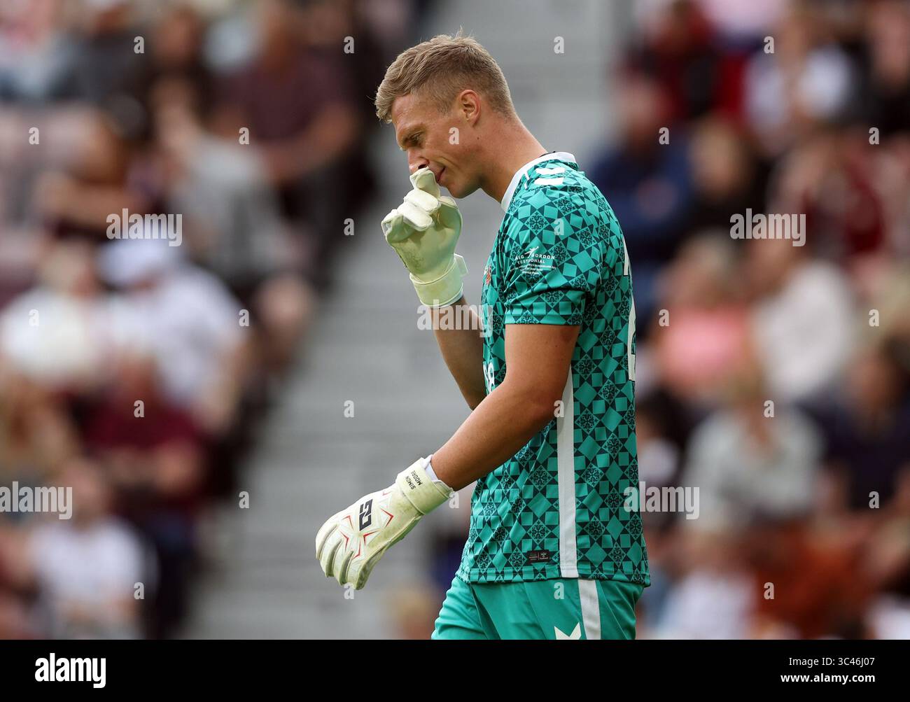 Sunderland goalkeeper Simon Moore during the pre-season friendly match ...