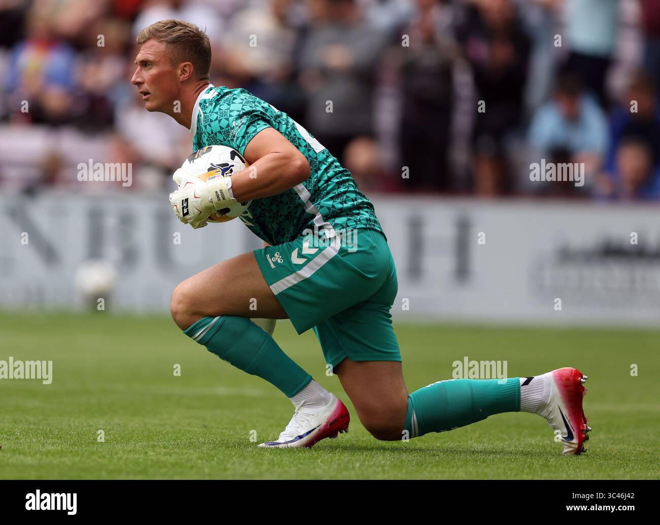 Sunderland goalkeeper Simon Moore during the pre-season friendly match ...