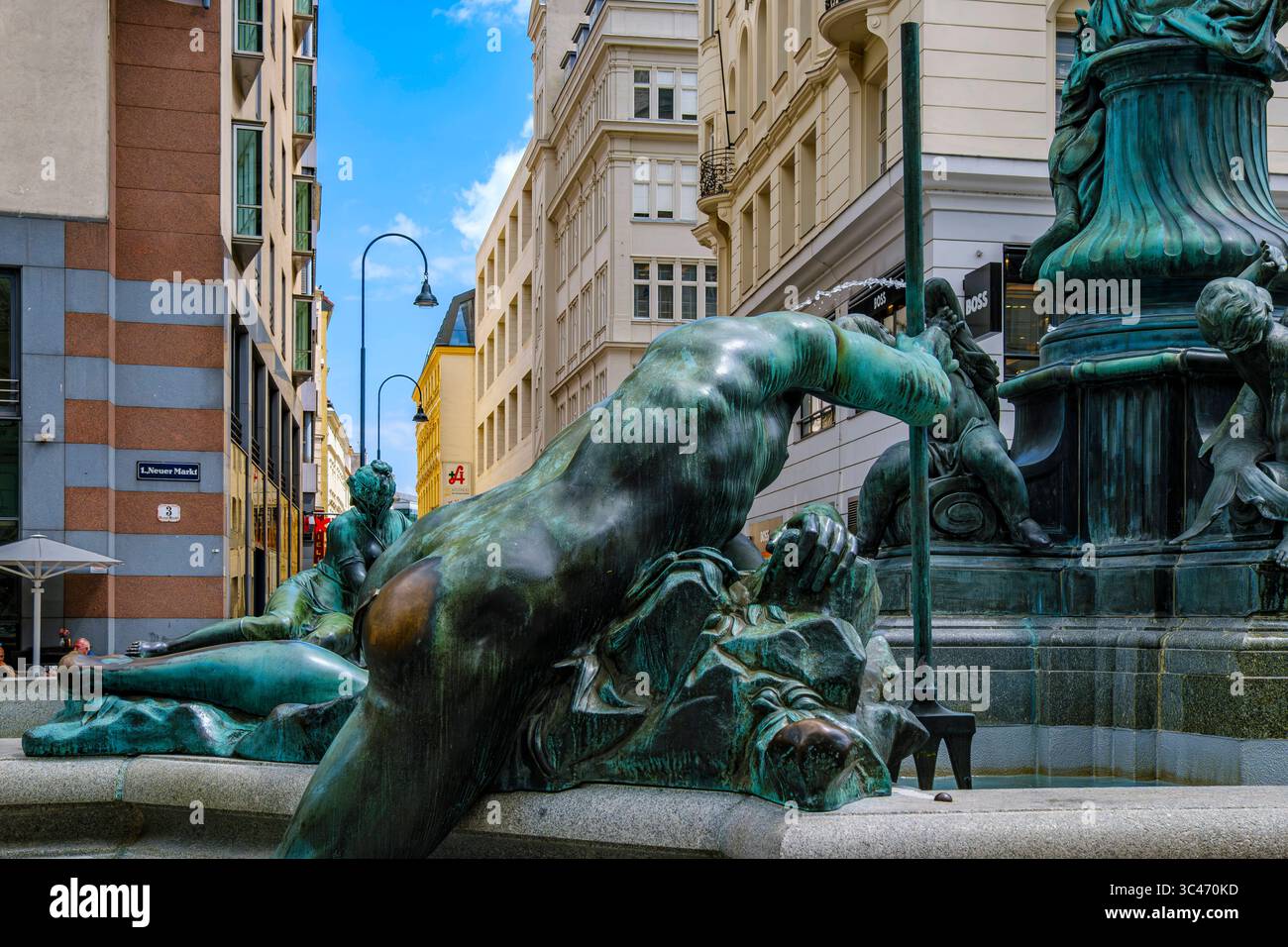 Donnerbrunnen Wien, Österreich Providentiabrunnen oder Donnerbrunnen ...