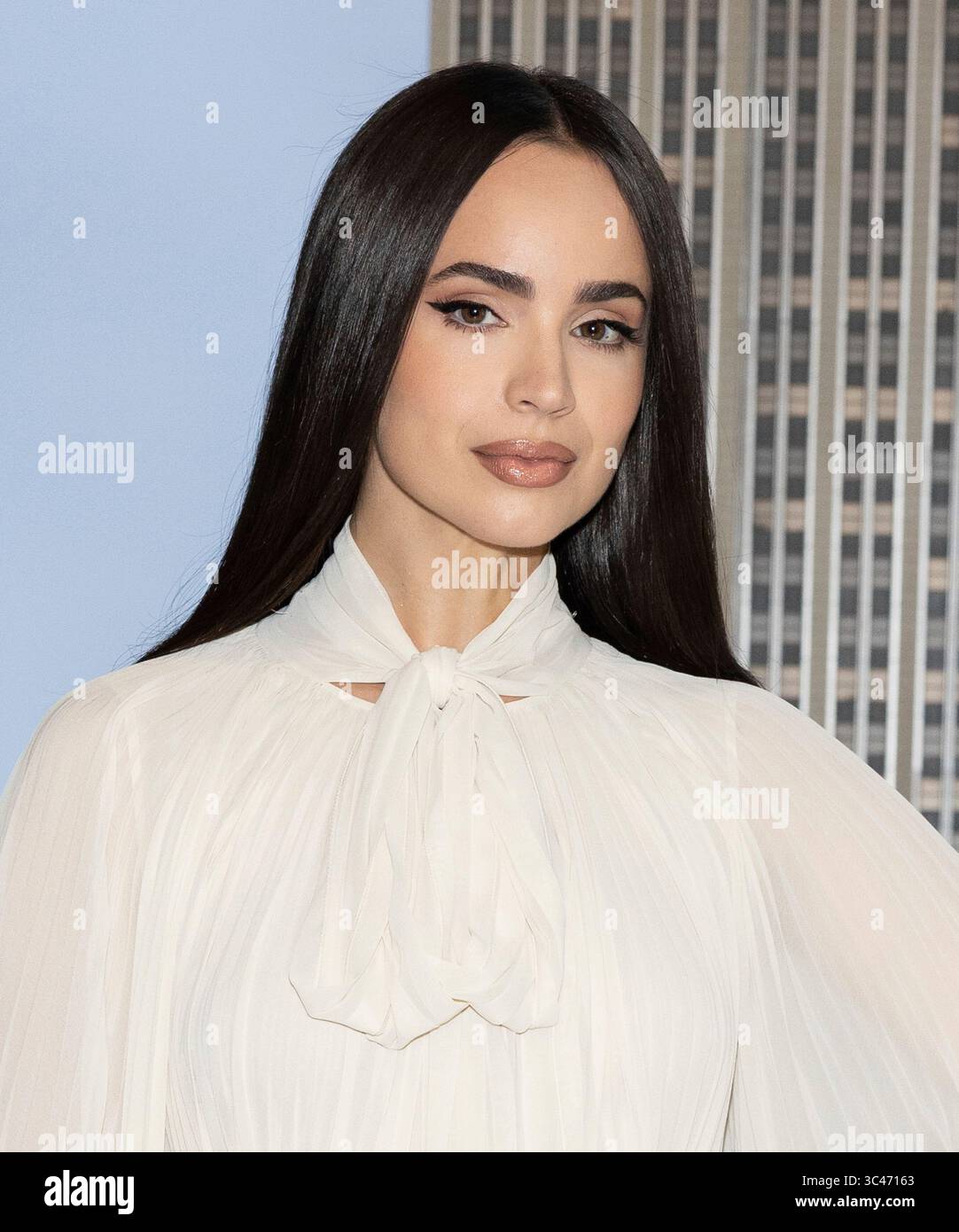 Sofia Carson from the cast of Netflix's "My Oxford Year" poses at the ...