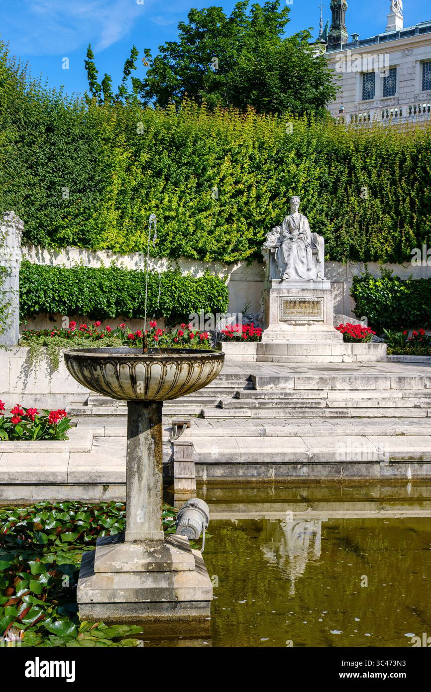 Sisi Monument, Empress Elisabeth Monument made of marble by Hans ...