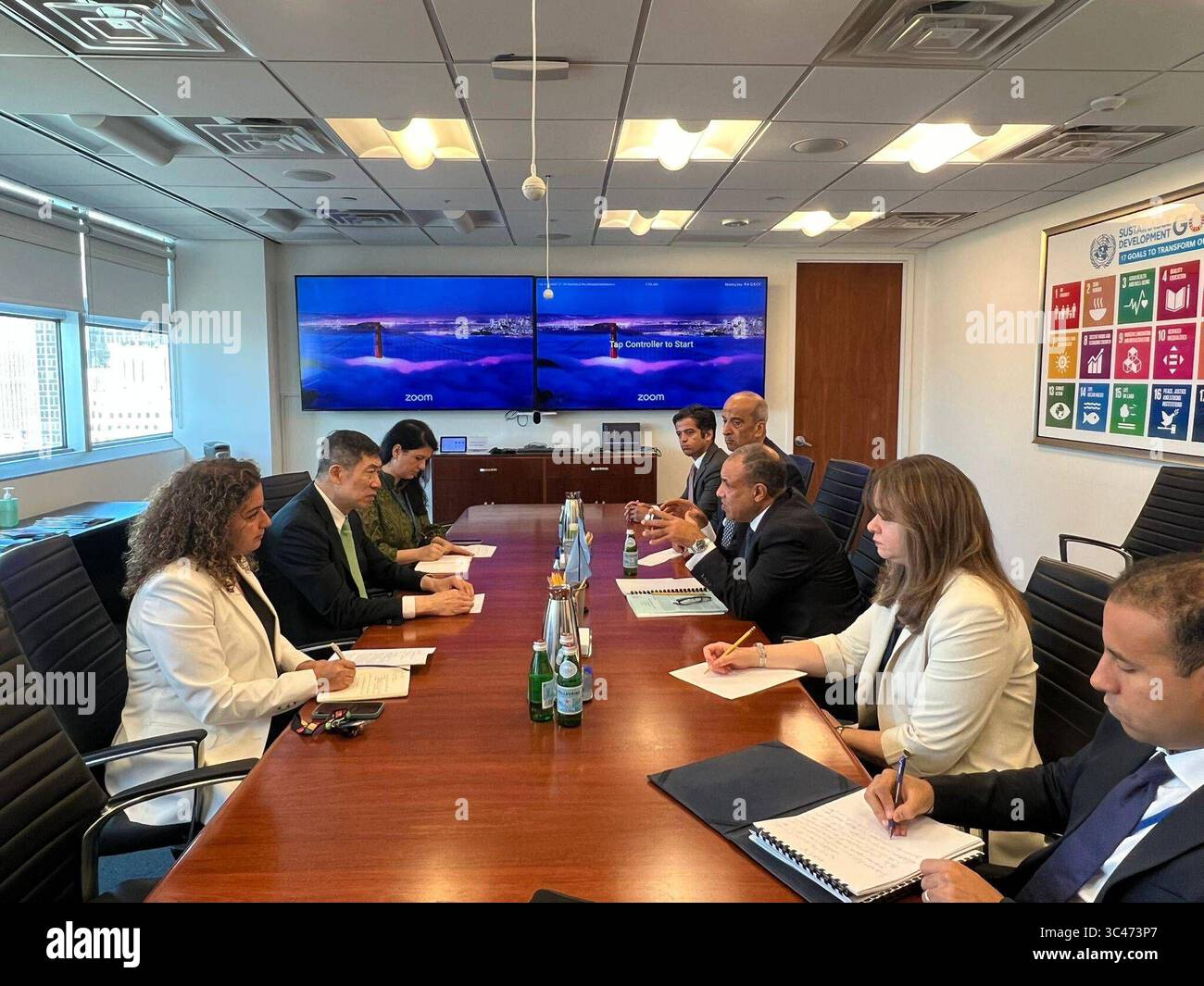 Egyptian Minister of Foreign Affairs and Immigration Badr Abdel Aty ...