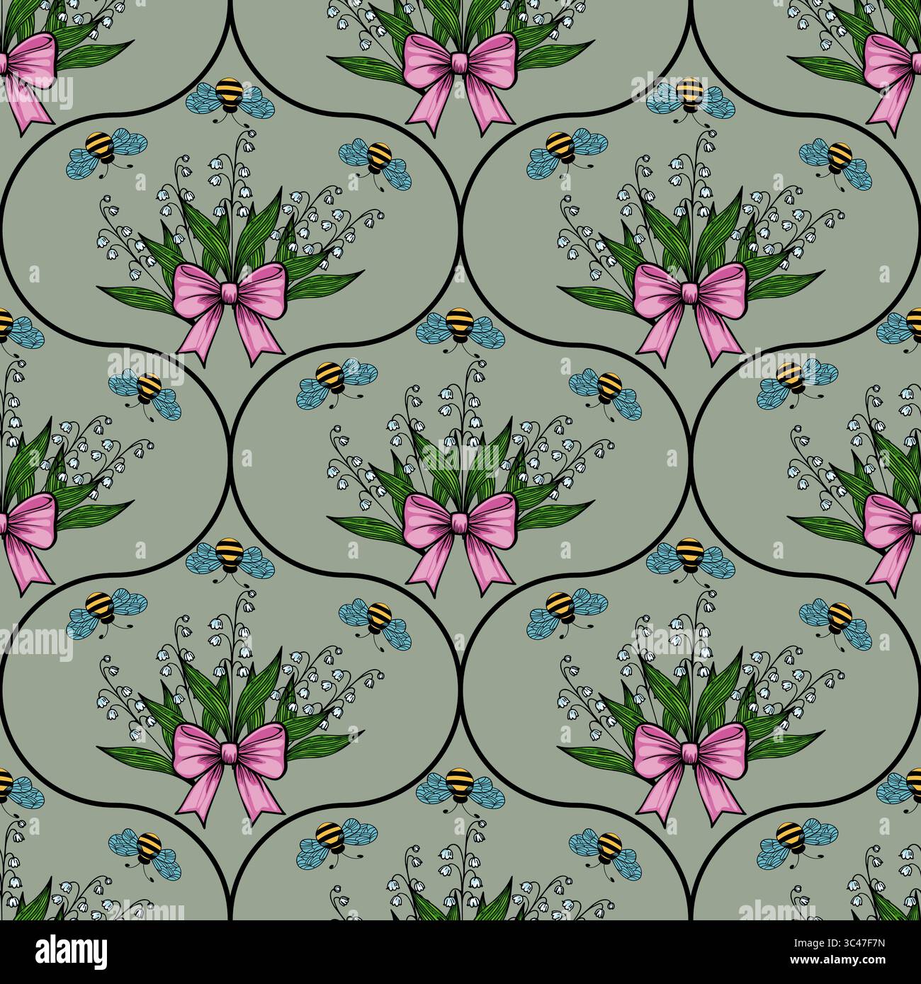 Plant for bees and butterflies Stock Vector Images - Alamy