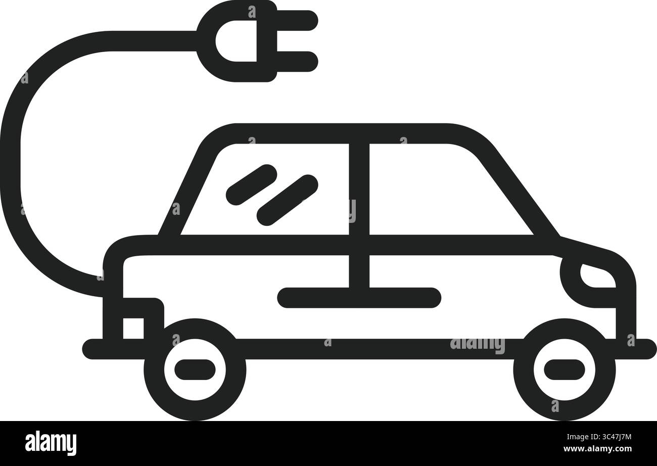 Electric Car icon. Suitable for mobile apps, web apps and print media ...