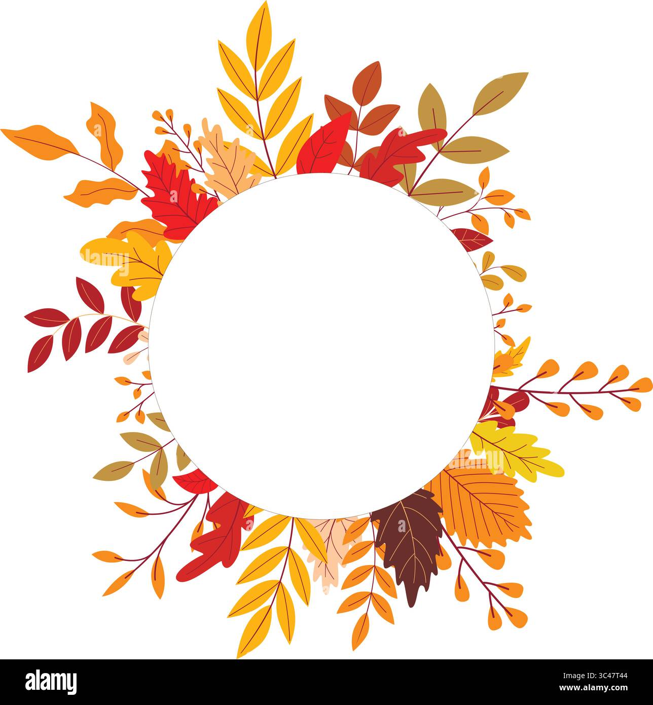 Foliate rim Stock Vector Images - Alamy