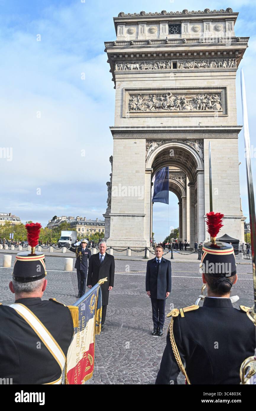 Paris, France. 14th Oct, 2024. King Philippe and Queen Mathilde during ...