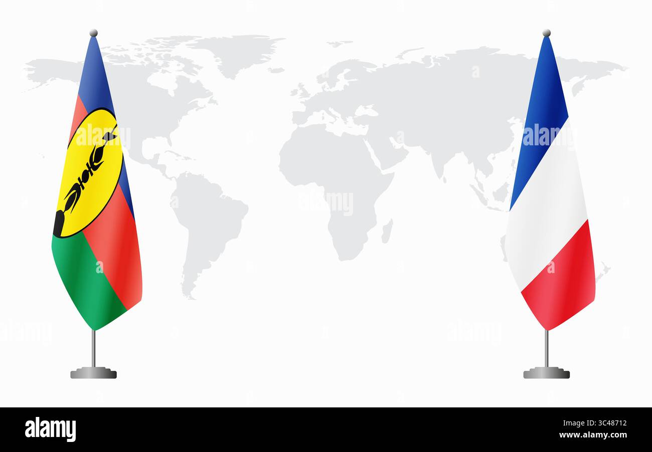 New caledonia france flag Stock Vector Images - Alamy