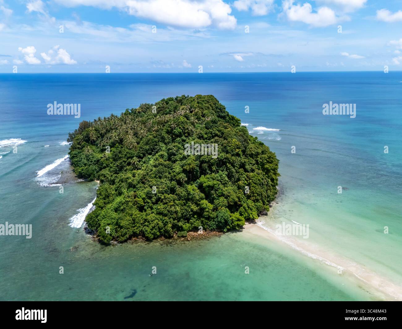 Aerial view of Kelambu Beach in Kudat Sabah Borneo Malaysia Sabah ...