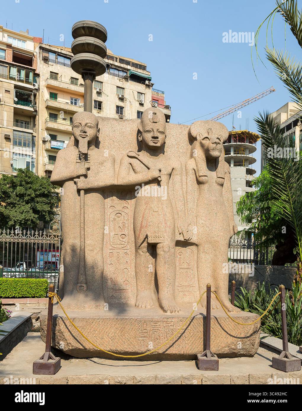 Egyptian museum cairo triad hi-res stock photography and images - Alamy
