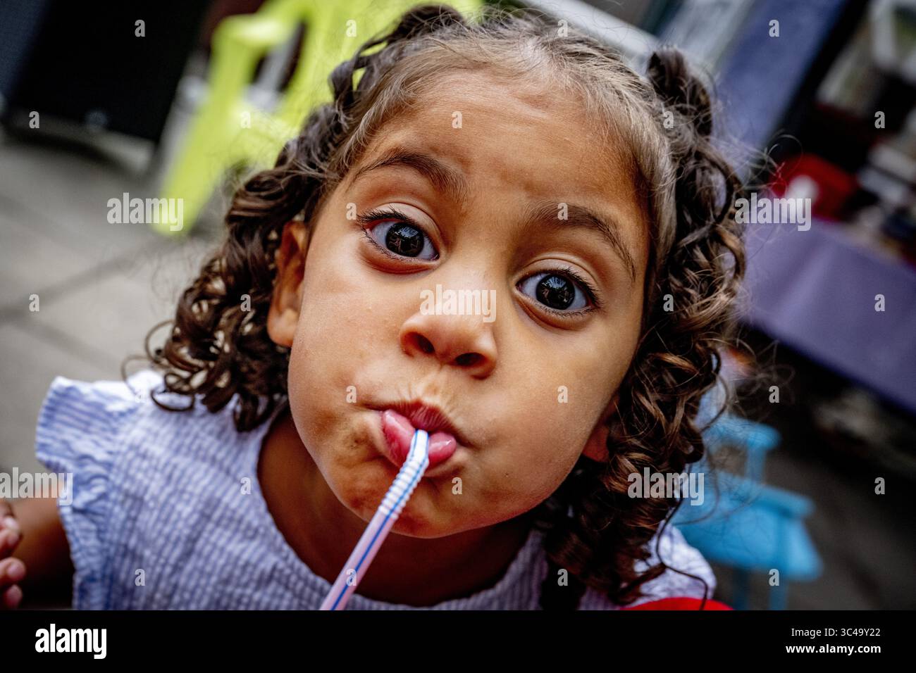 ROTTERDAM - A toddler girl in the gardenANP / Hollandse Hoogte / ROBIN ...