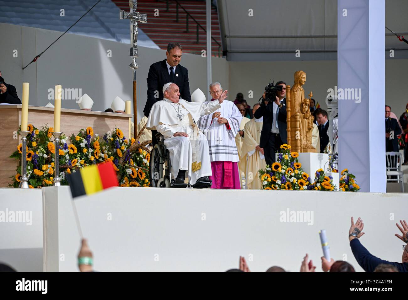 Brussels, Belgium. 29th Sep, 2024. His Excellency Pope Francis during a ...