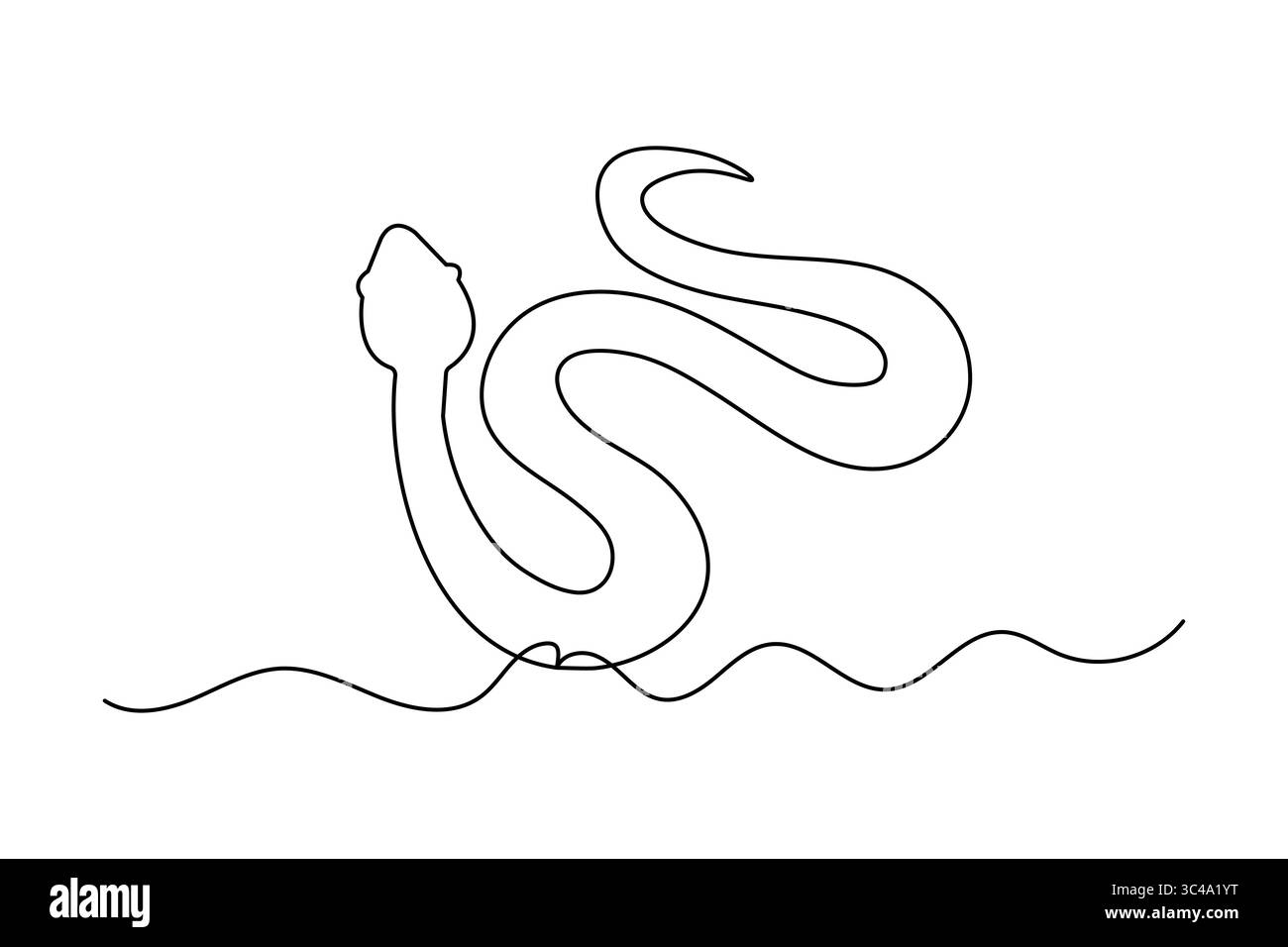 Elegant line drawing Black and White Stock Photos & Images - Alamy