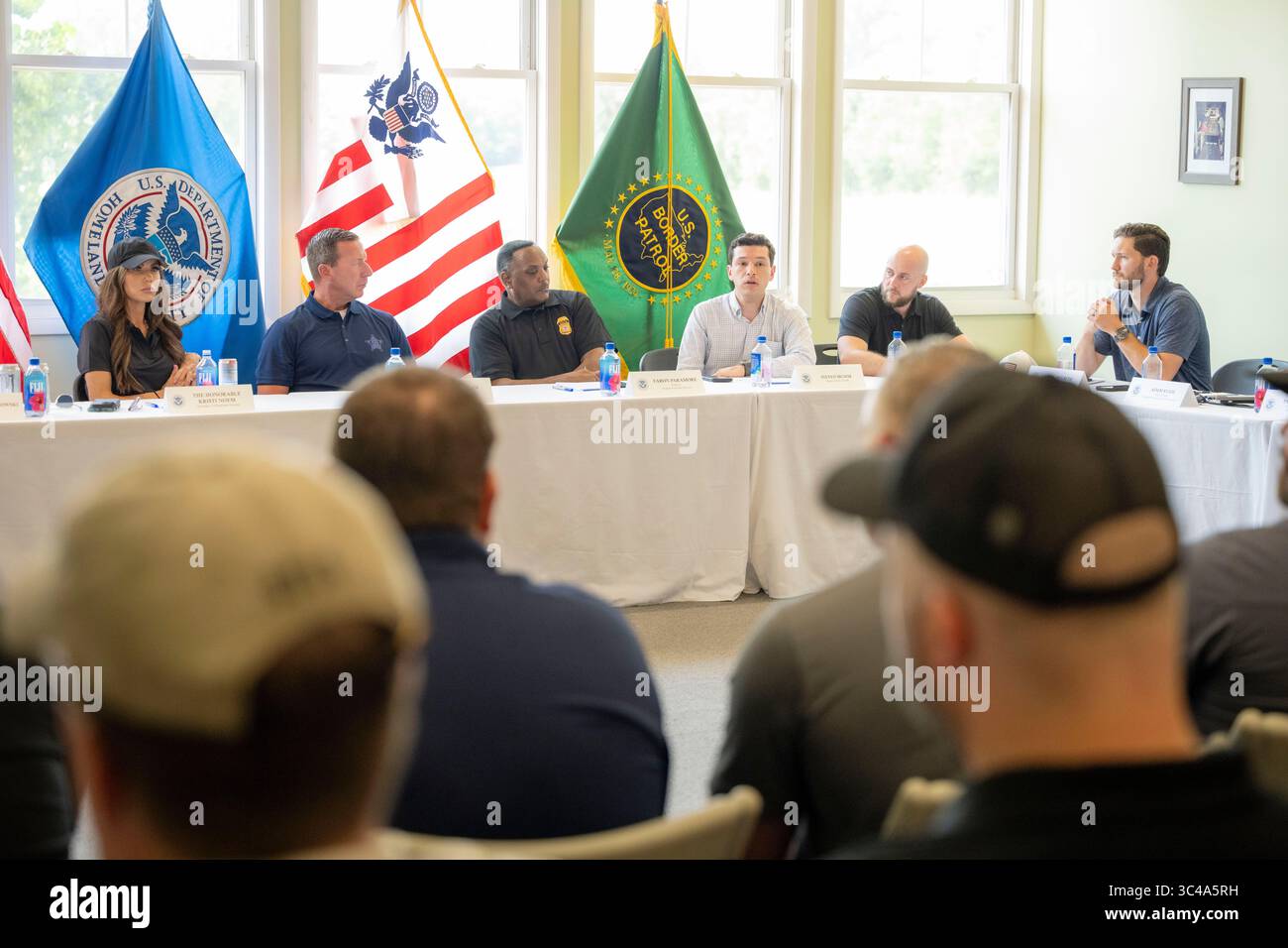 Department of Homeland Security (DHS) Secretary Kristi Noem visits the ...