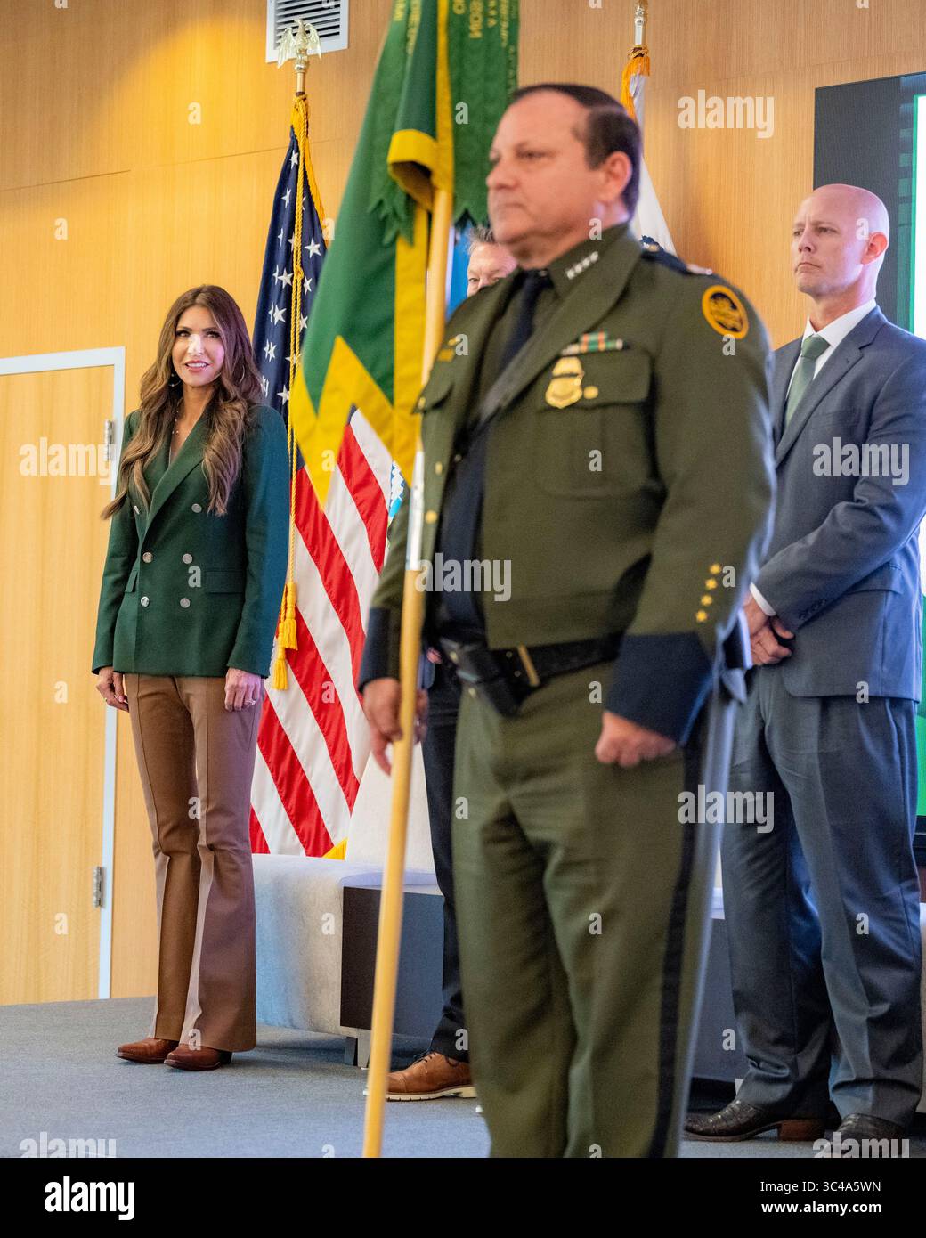 Department of Homeland Security (DHS) Secretary Kristi Noem swears in ...