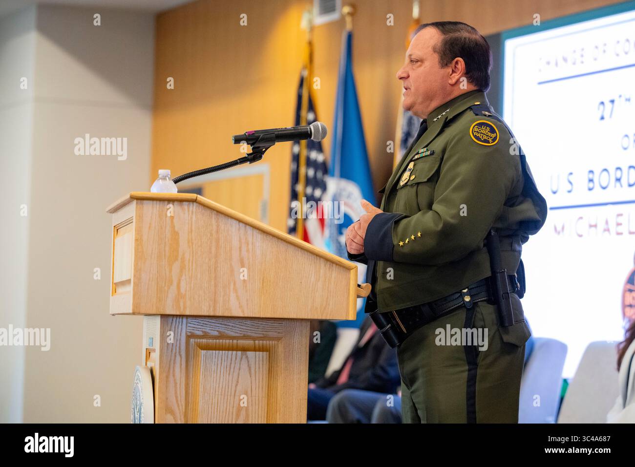 Department of Homeland Security (DHS) Secretary Kristi Noem swears in ...
