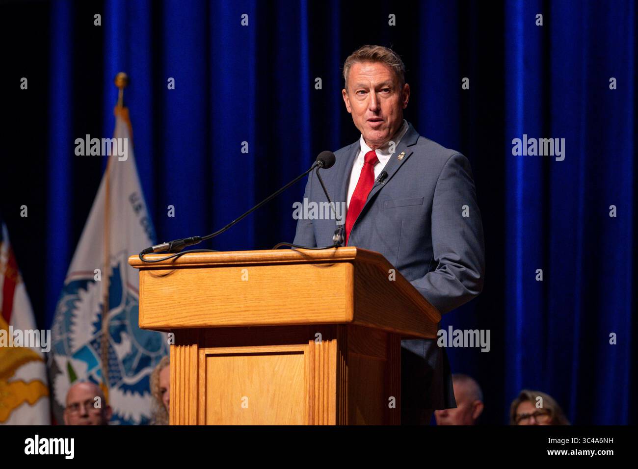 Department of Homeland Security (DHS) Secretary Kristi Noem swears in ...