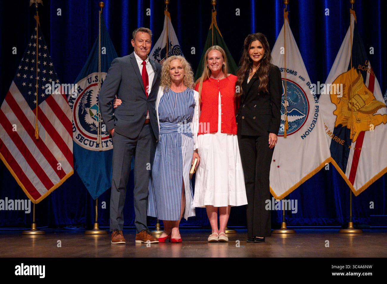 Department of Homeland Security (DHS) Secretary Kristi Noem swears in ...