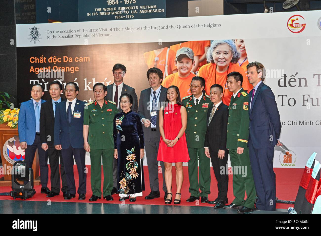 Ho Chi Minh, Vietnam. 03 april 2025 State Visit of Their Majesties the King Philippe and the ...