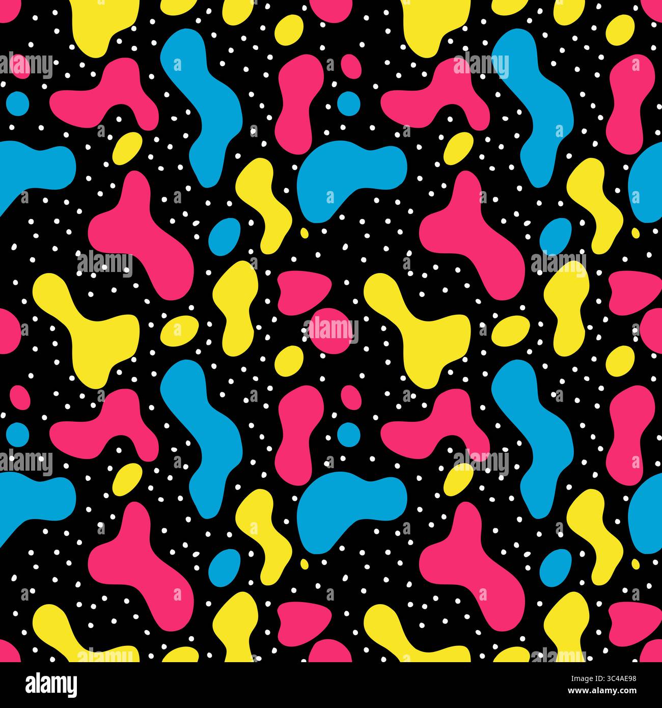 Abstract pattern of colorful shapes Stock Vector Images - Alamy