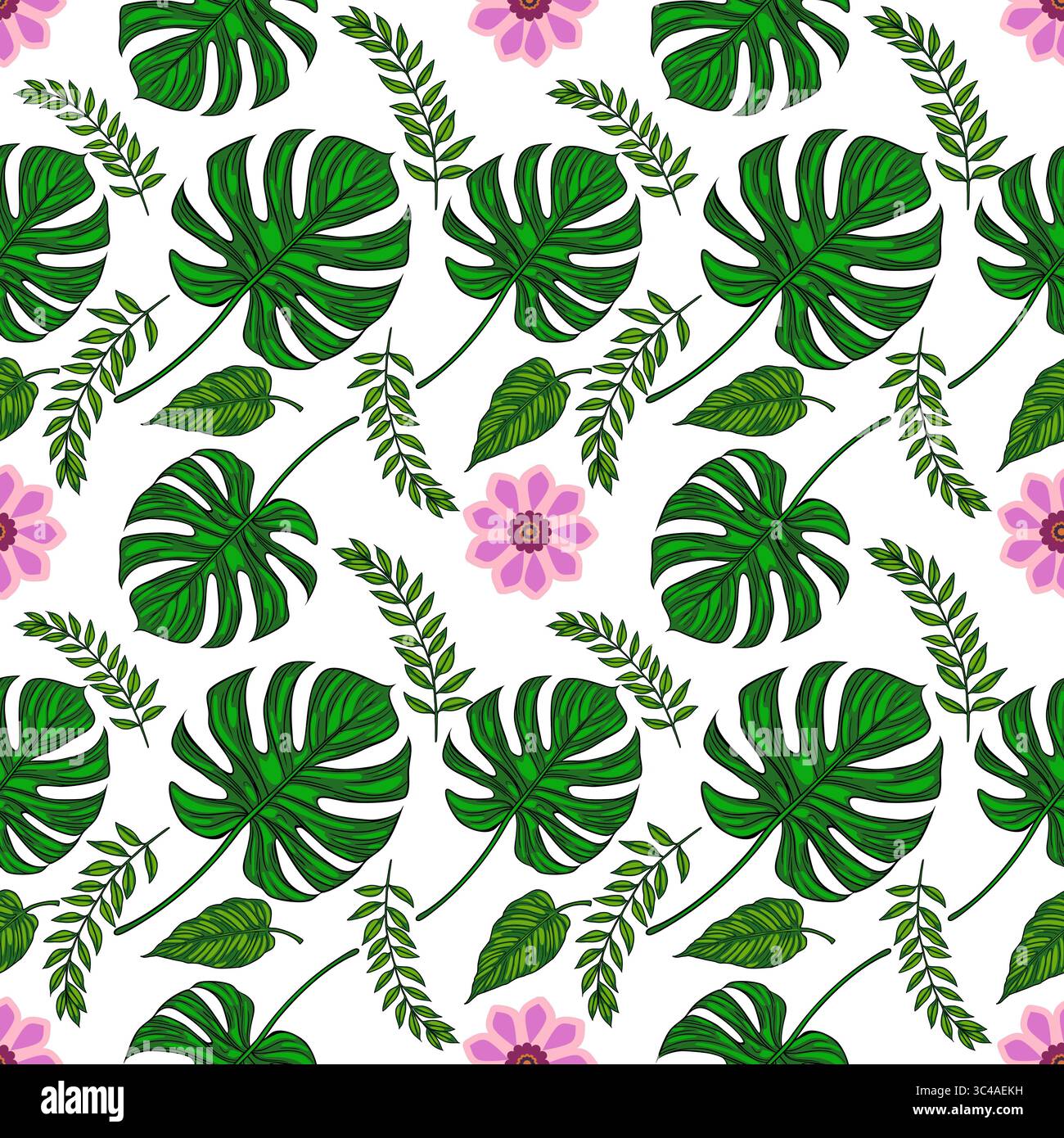 Featuring abstract greenery Stock Vector Images - Alamy