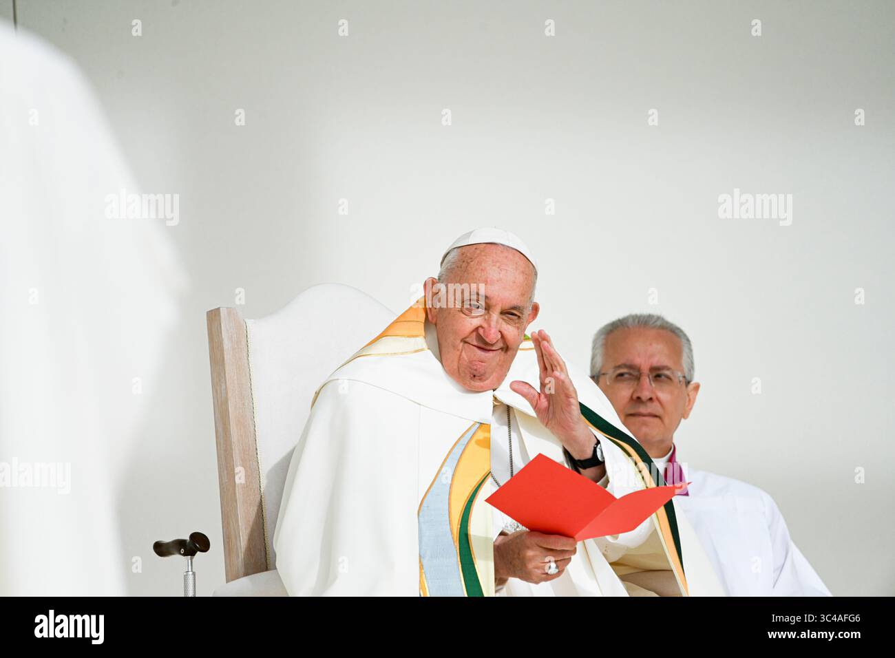 Brussels, Belgium. 29 September 2024 : His Excellency Pope Francis ...