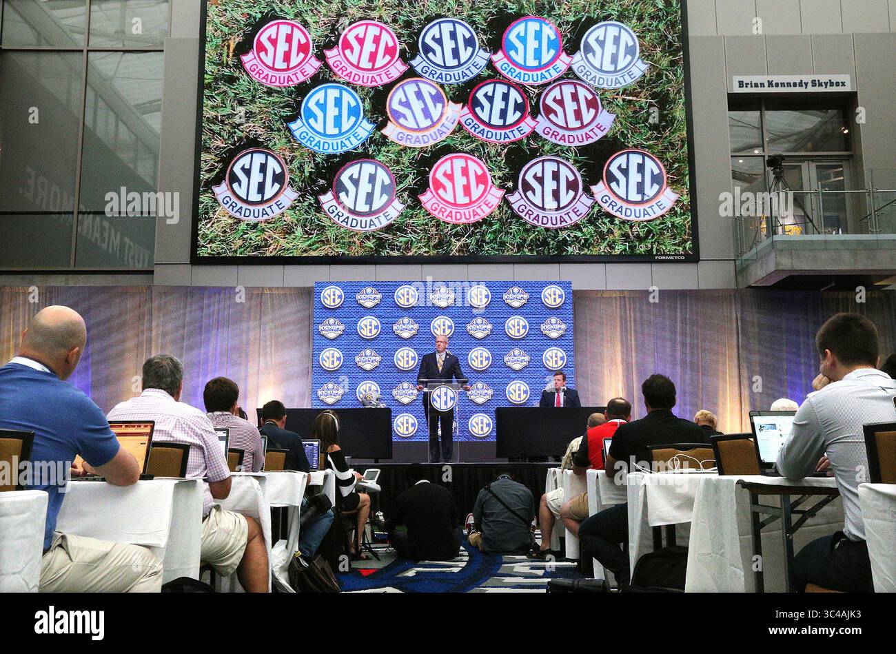 Sec media days hi-res stock photography and images - Alamy